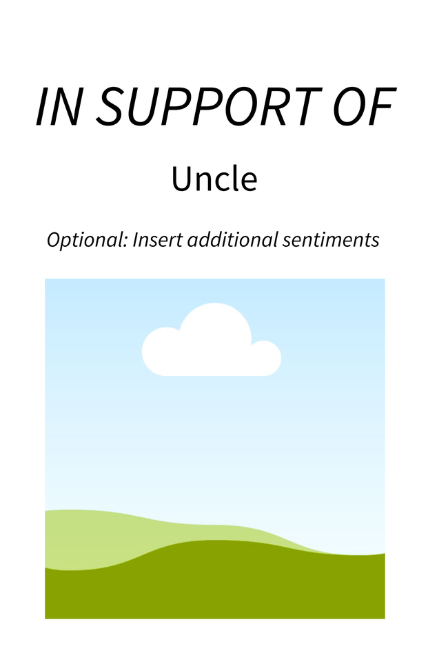 Luminaria In Support Of Uncle - American Cancer Society